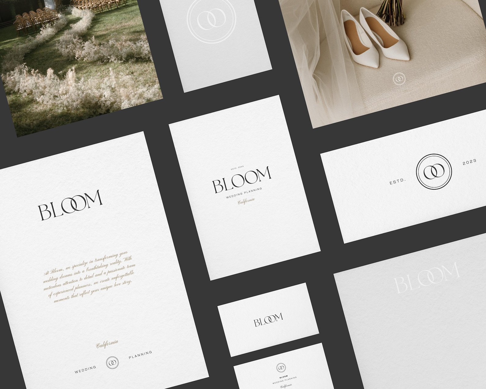 Semi Custom Branding Kit // Premade Branding Package Semi Custom Brand ...