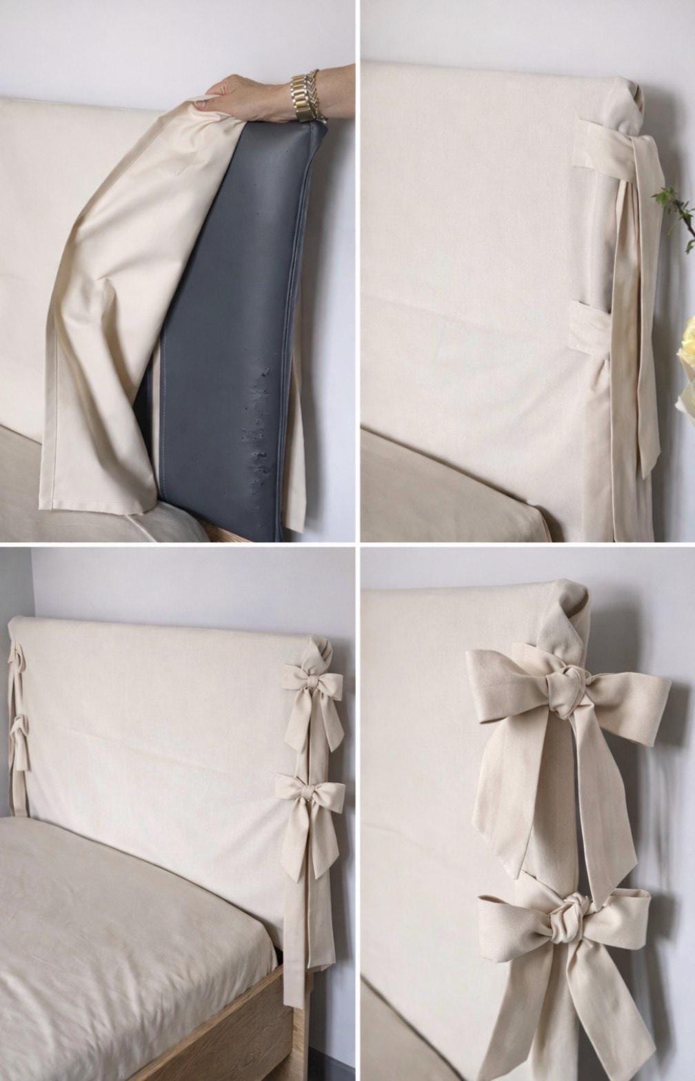 Headboard Cover Custom, Soft Headboard, Headboard Pillow, Soft ...