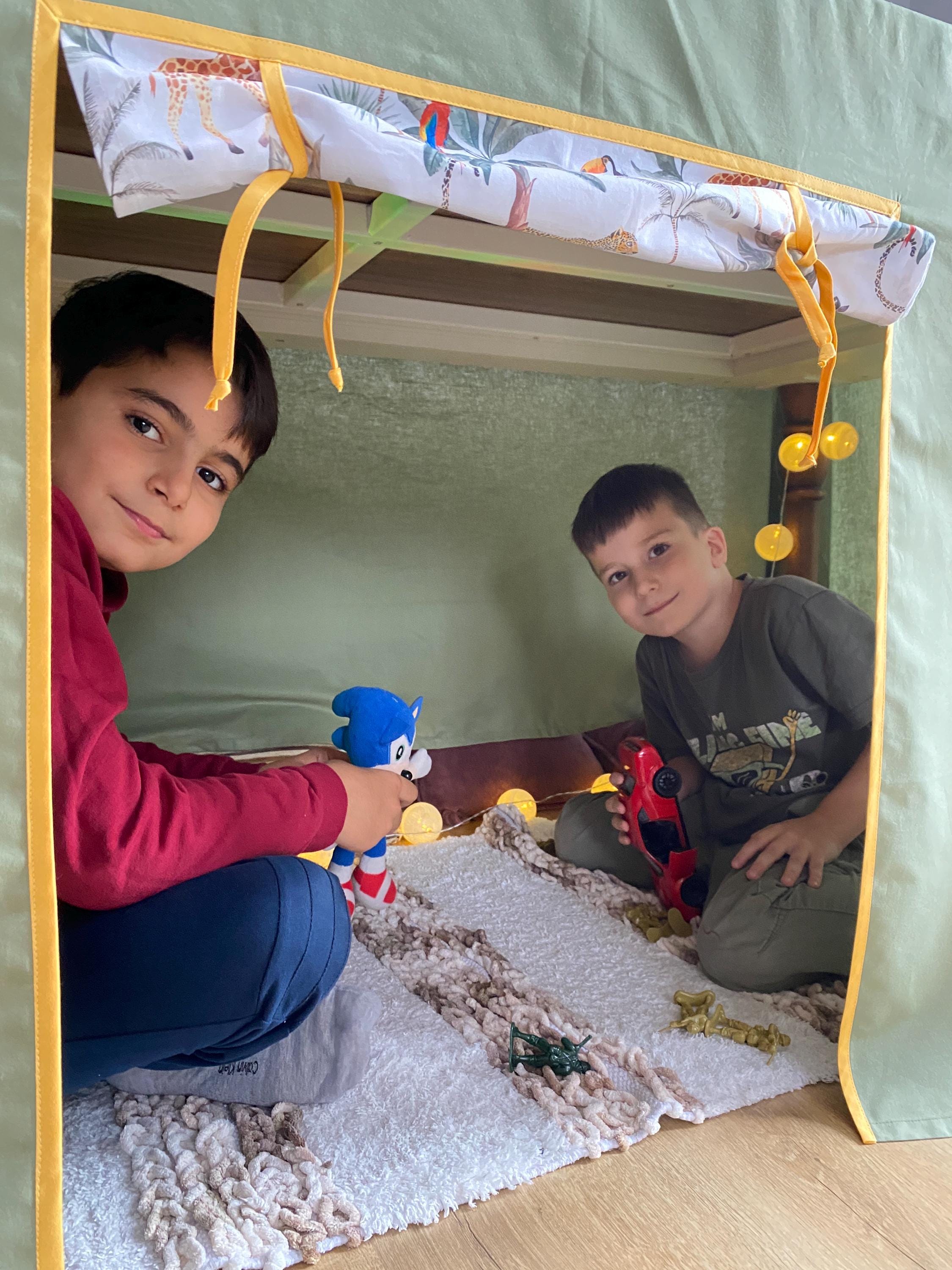 Tablecloth Playhouse, Tent Table, Play Tent, Playhouse for Kids, Table ...