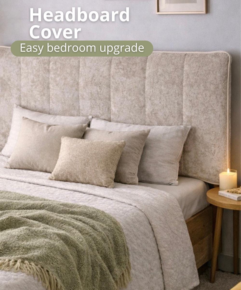 Headboard Cover Custom, Soft Headboard, Headboard Pillow, Soft ...