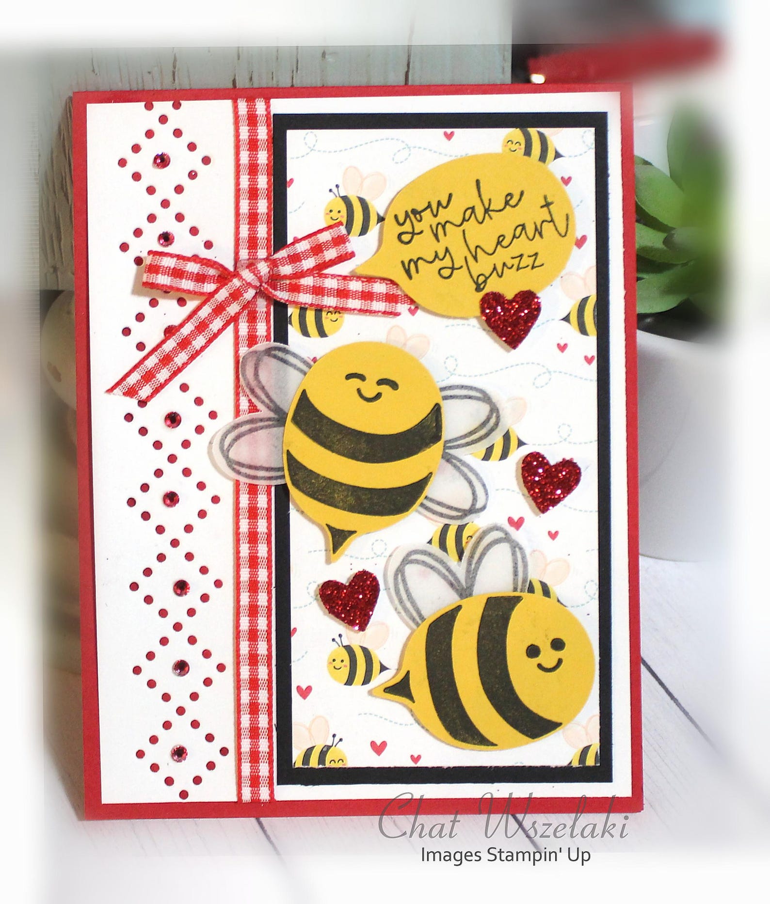 Valentine's Card- You Make My Heart Buzz - Etsy