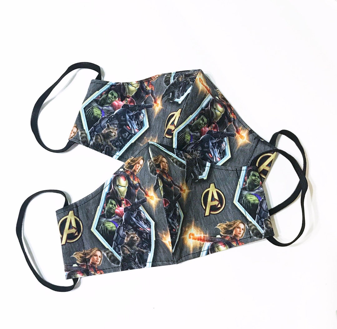 Marvel Avengers Reusable Mask choose Your Size - Etsy