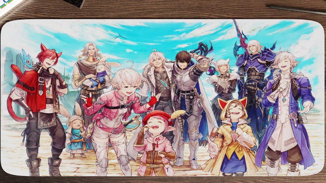 Final Fantasy XIV Mouse Pad, Playmat MTG, Playmat for TCG Gamer Mouse ...