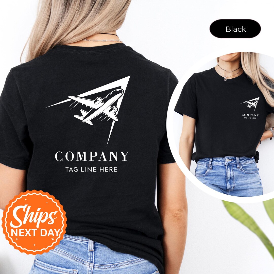 Custom Company Logo Shirt, Personalized Work T-shirt, Business Brand ...