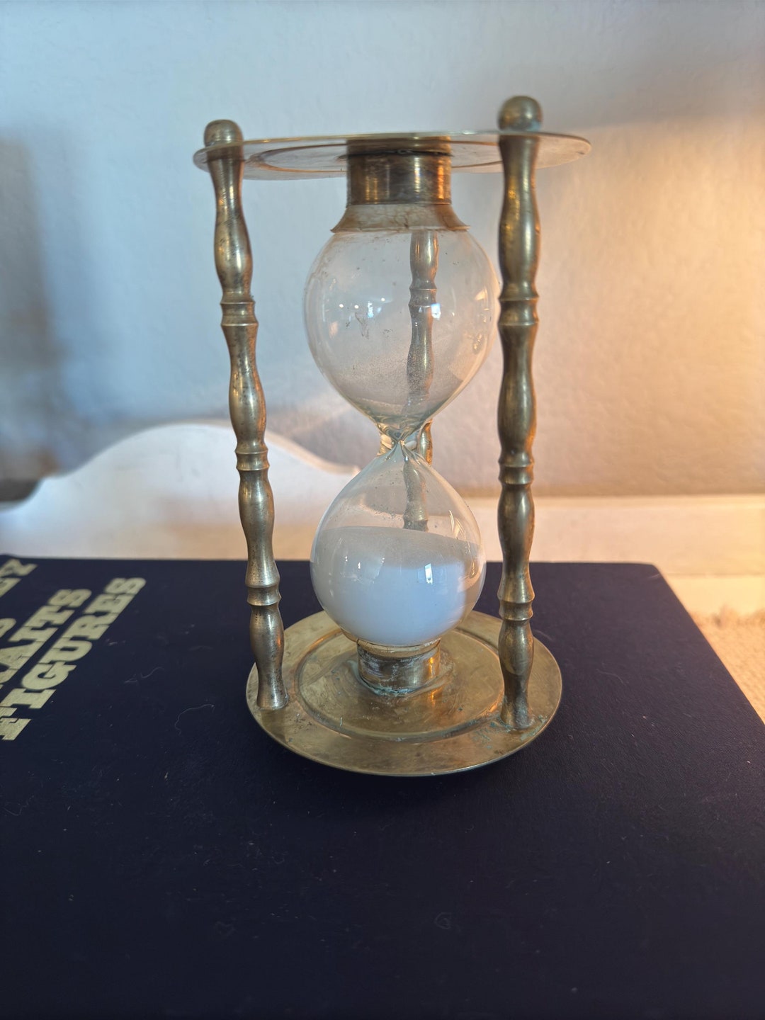 Brass and Glass Vintage Hour Glass/timer - Etsy