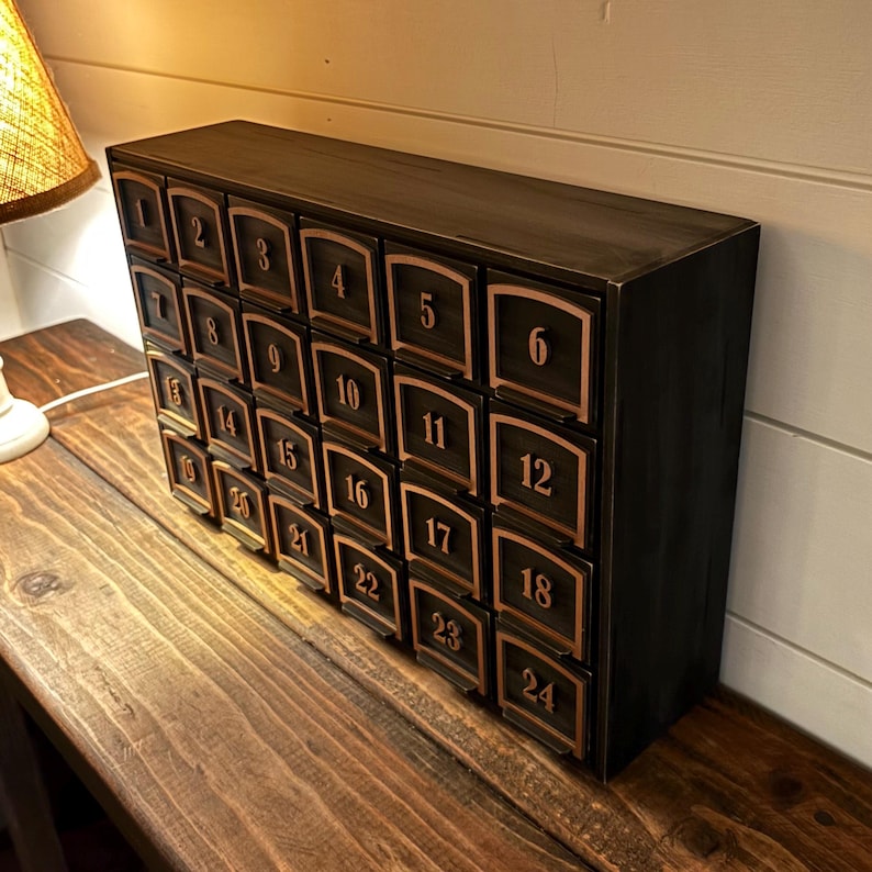 Advent Calendar Cabinet - Laser File - Etsy