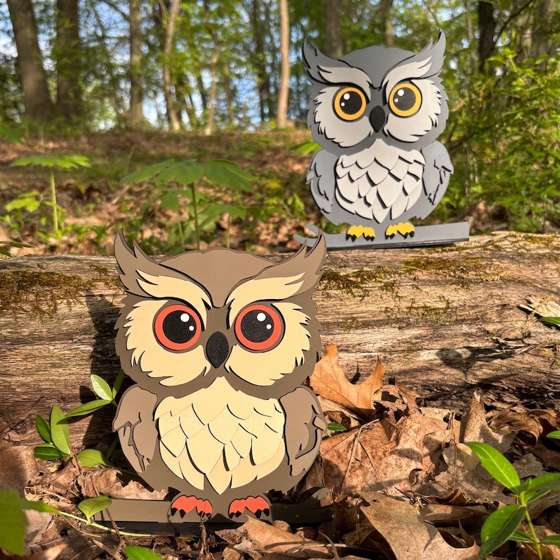 Owl Shelf Sitter - Laser File - Etsy