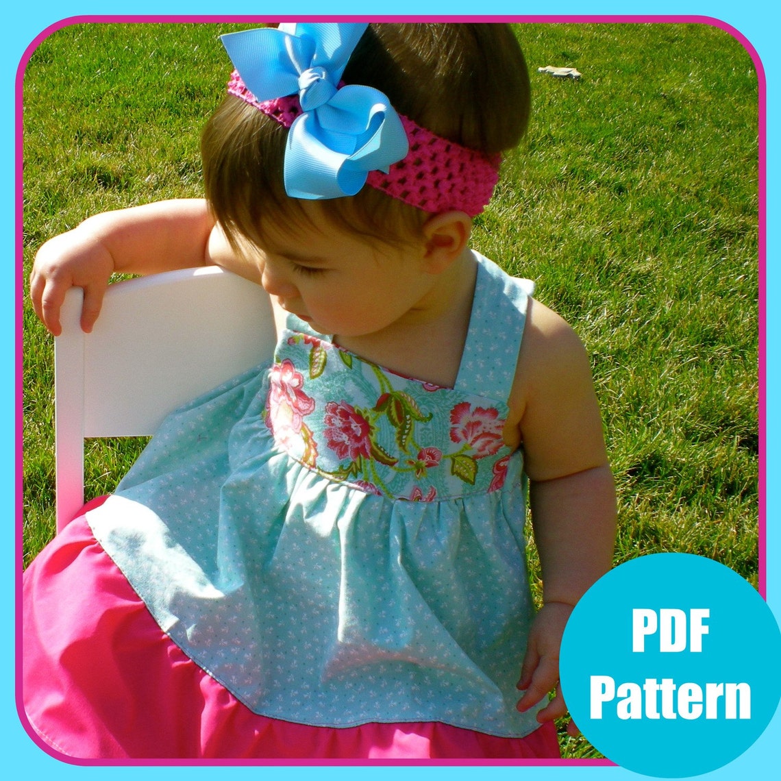 Girls Dress Pattern, PDF Sewing Pattern, Toddler, Baby, Girl, Instant ...