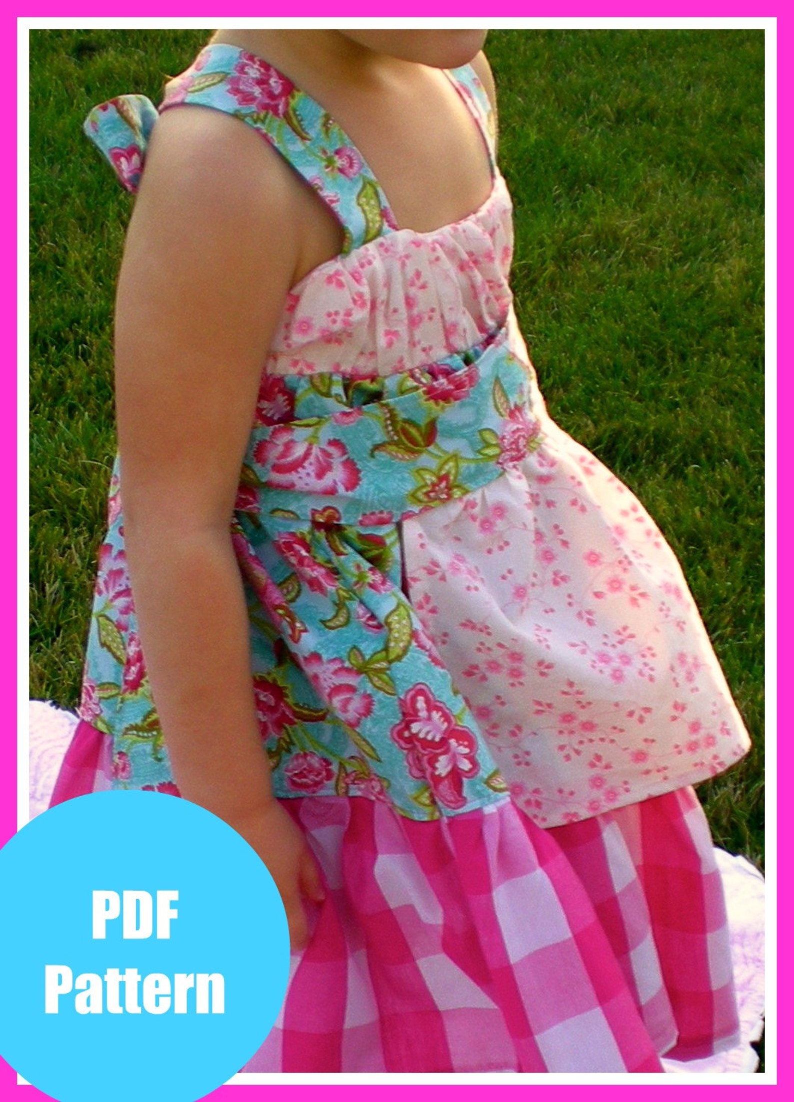 Girls Dress Pattern PDF Sewing Pattern Toddler Baby Girl - Etsy