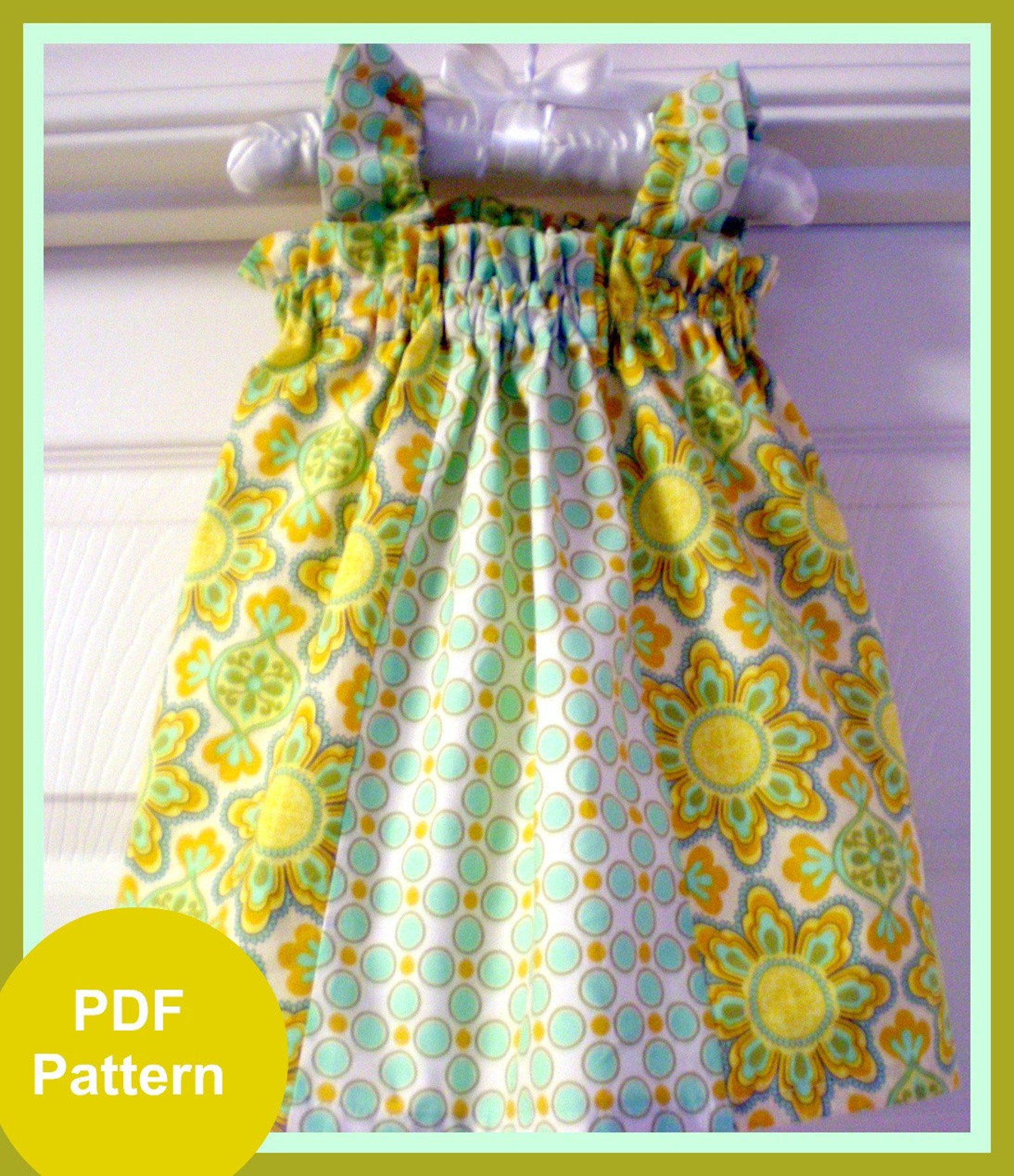 Dress Pattern PDF Sewing Pattern...the Bella Strip Work Dress Sizes 12m ...