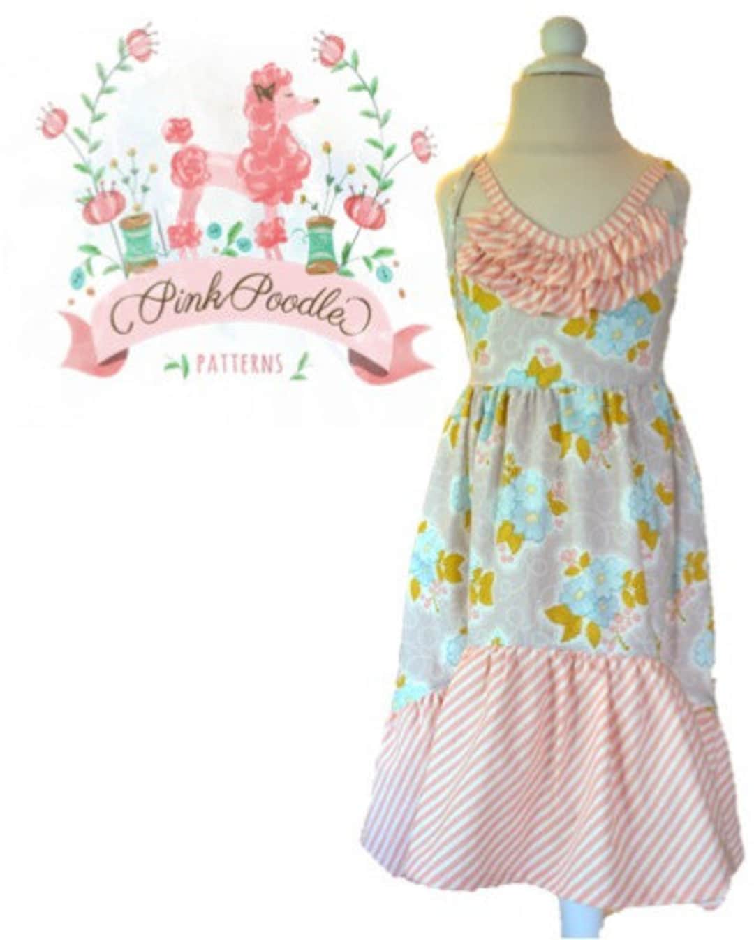 Girls Dress Pattern, PDF Sewing Patterns, Girls Sewing Pattern, Maxi ...