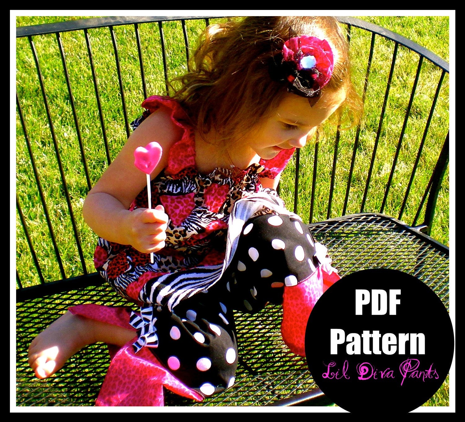 Girls Pants Pattern PDF Sewing Pattern Instant Download | Etsy UK