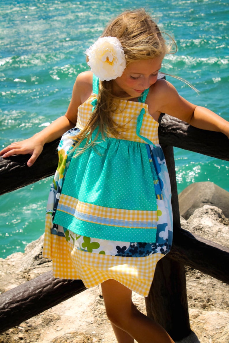 Girls Dress Pattern Knot Dress Pattern PDF Sewing Patterns - Etsy
