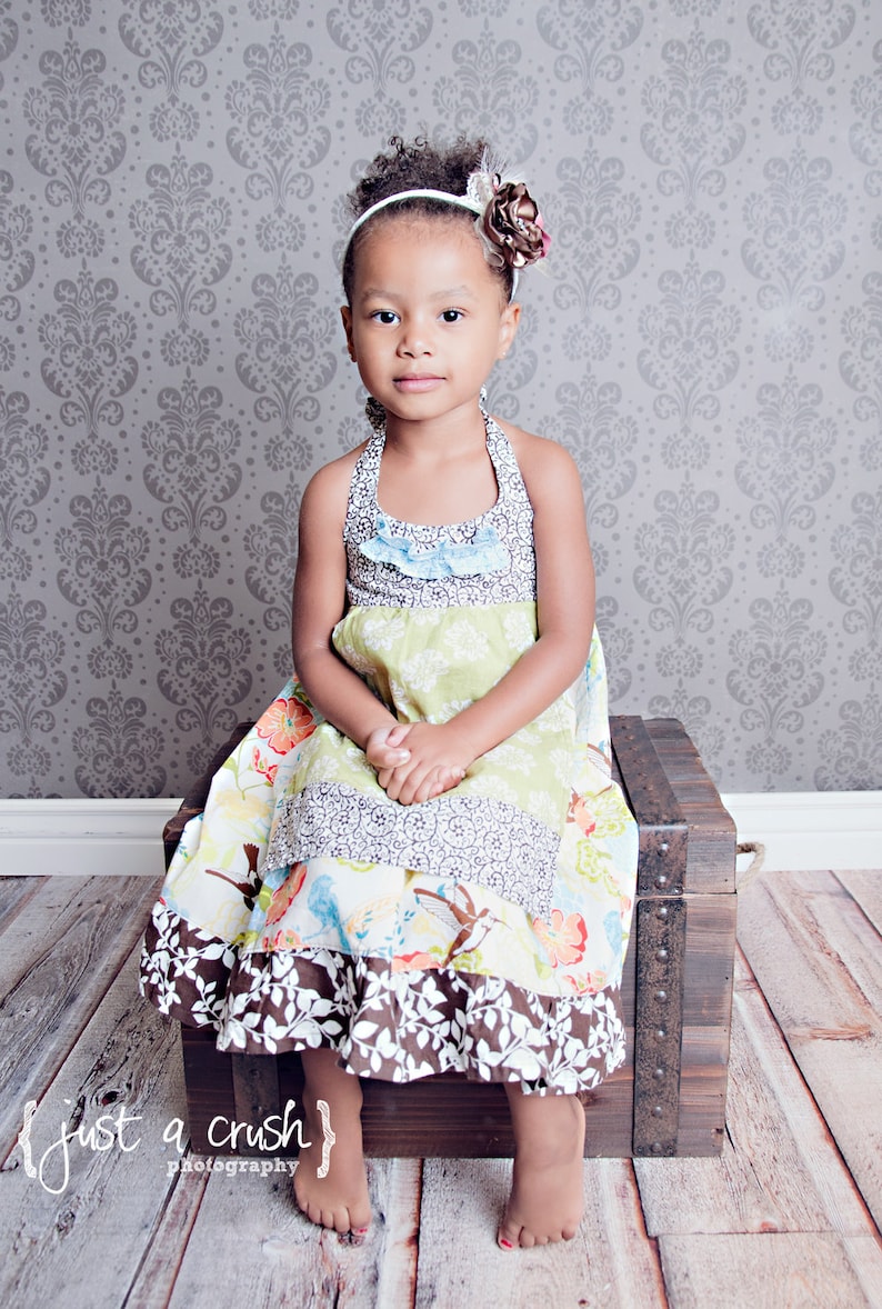 Girls Dress Pattern Apron Dress Pattern Sewing Patterns - Etsy