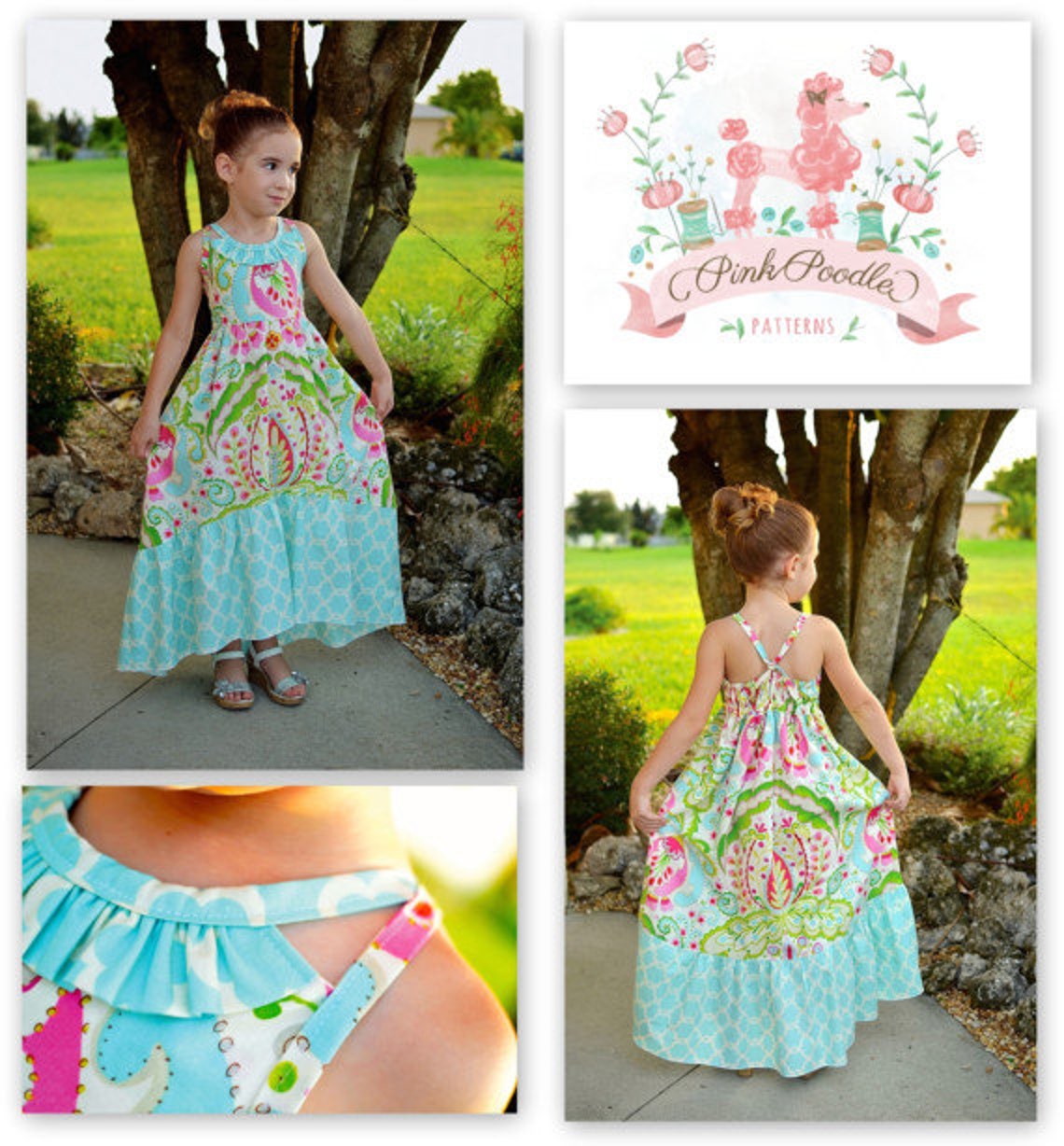 Girls Dress Pattern PDF Sewing Patterns Girls Sewing | Etsy Canada