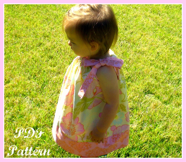Girls Dress Pattern Pillowcase Dress Pattern Easy Sewing PDF - Etsy