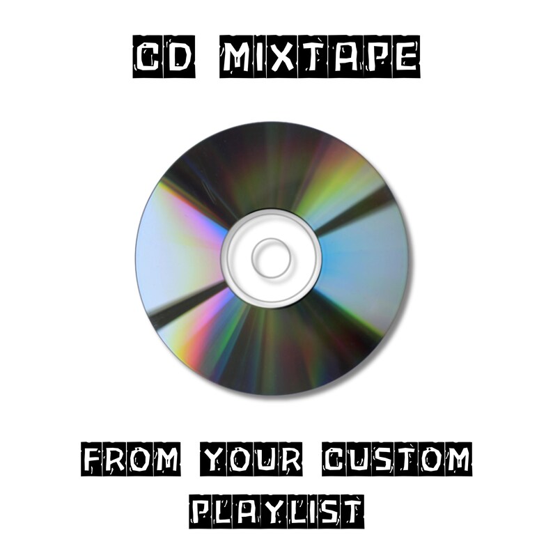 Make Your Own CD Mixtape Compact Disc Classic Design Personalized ...