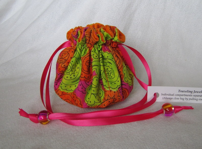 Jewelry Pouch Medium Size Drawstring Jewelry Tote - Etsy