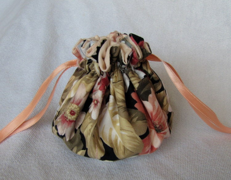 Travel Jewelry Bag Medium Size Drawstring Jewelry Pouch | Etsy