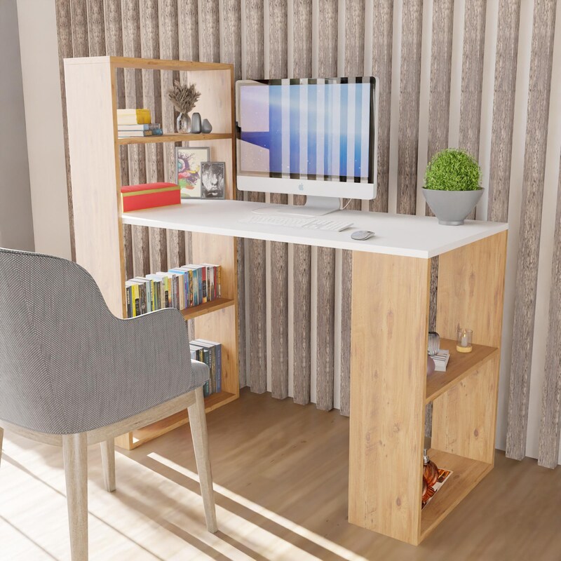 Desk With Shelves - Etsy