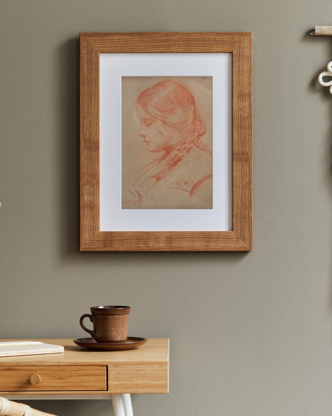 Vintage Drawing Art Print pre Raphaelite Influenced Francis Day 1863 ...