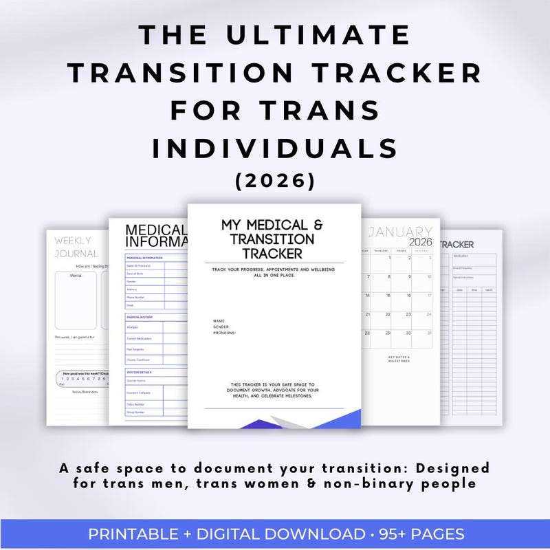 Trans Calendars - Etsy