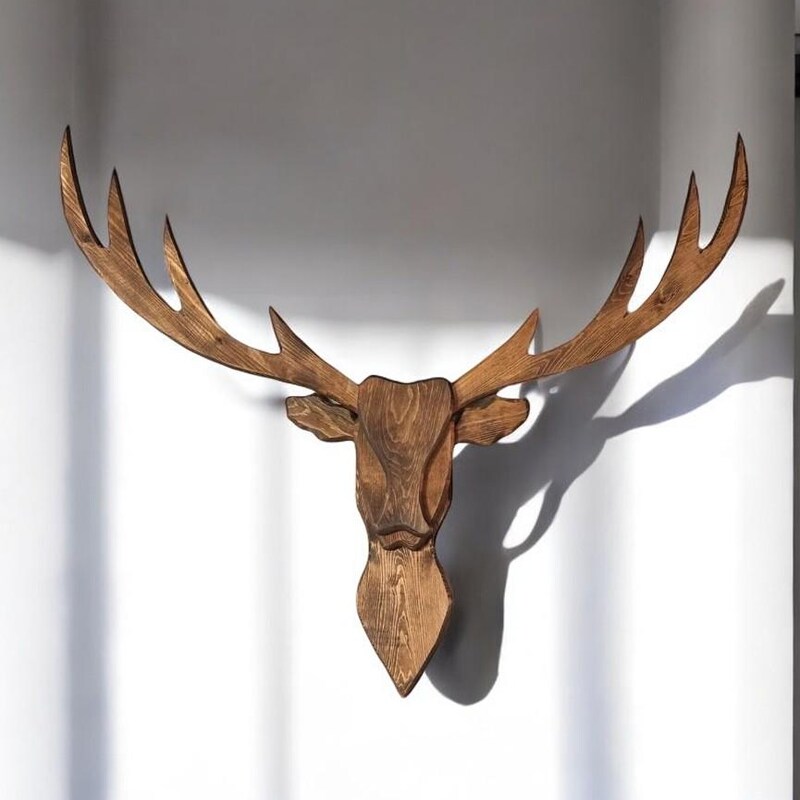Deer Head Wall Decor - Etsy