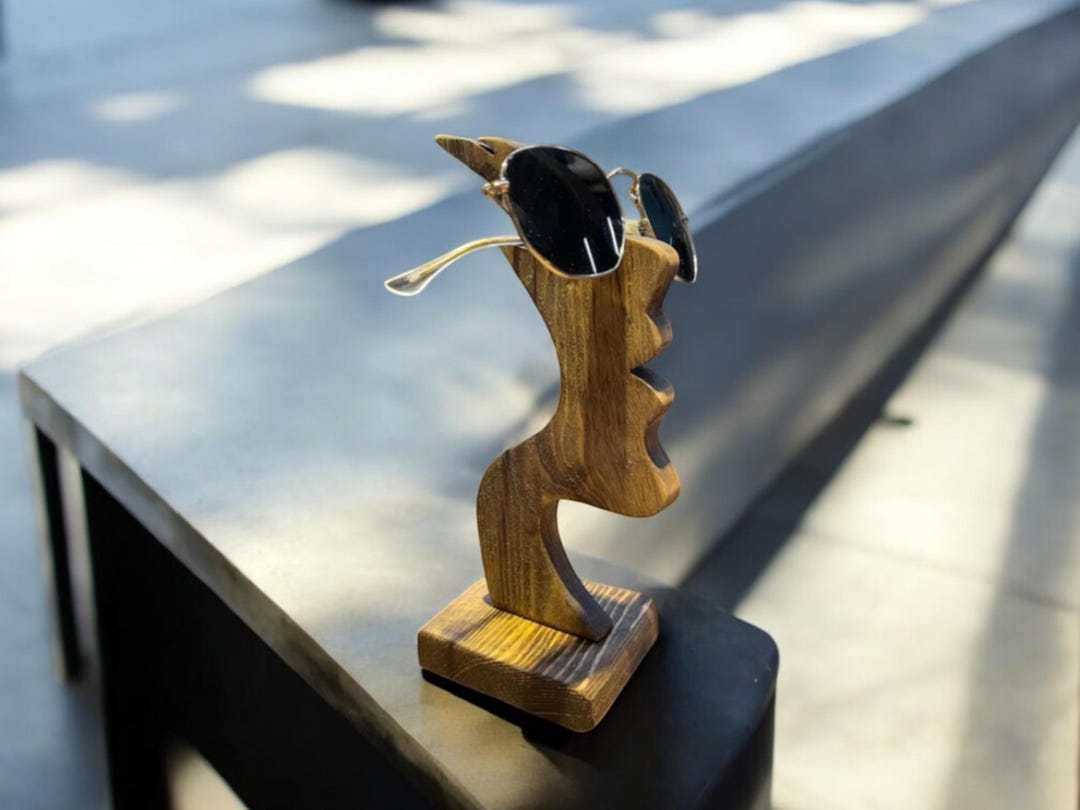 Handmade Decorative Eyeglass Holder – Unique Glasses Stand & Stylish ...