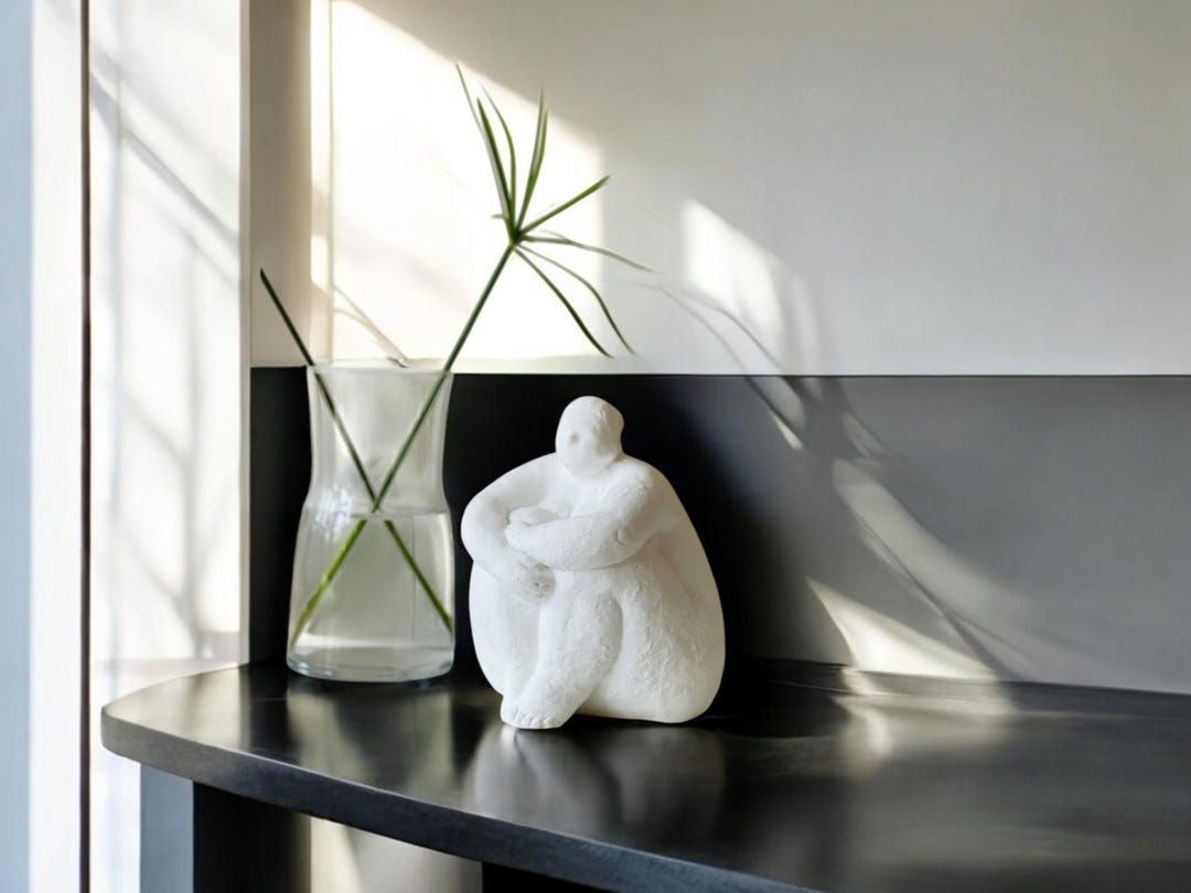 Handmade Scandinavian Fat Lady Decorative Concrete Figurine – 11cm - Etsy