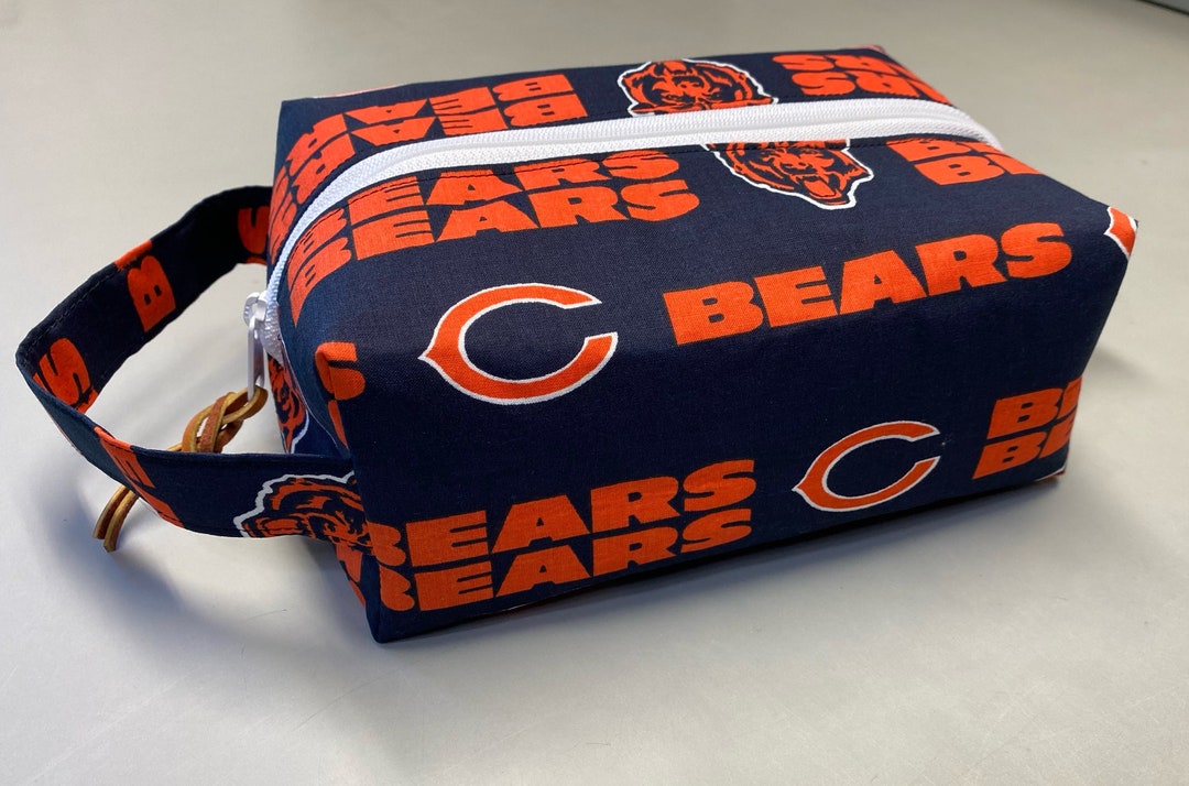 Chicago Bears Handmade Shave Kit, Makeup Bag, Dopp Bag - Etsy