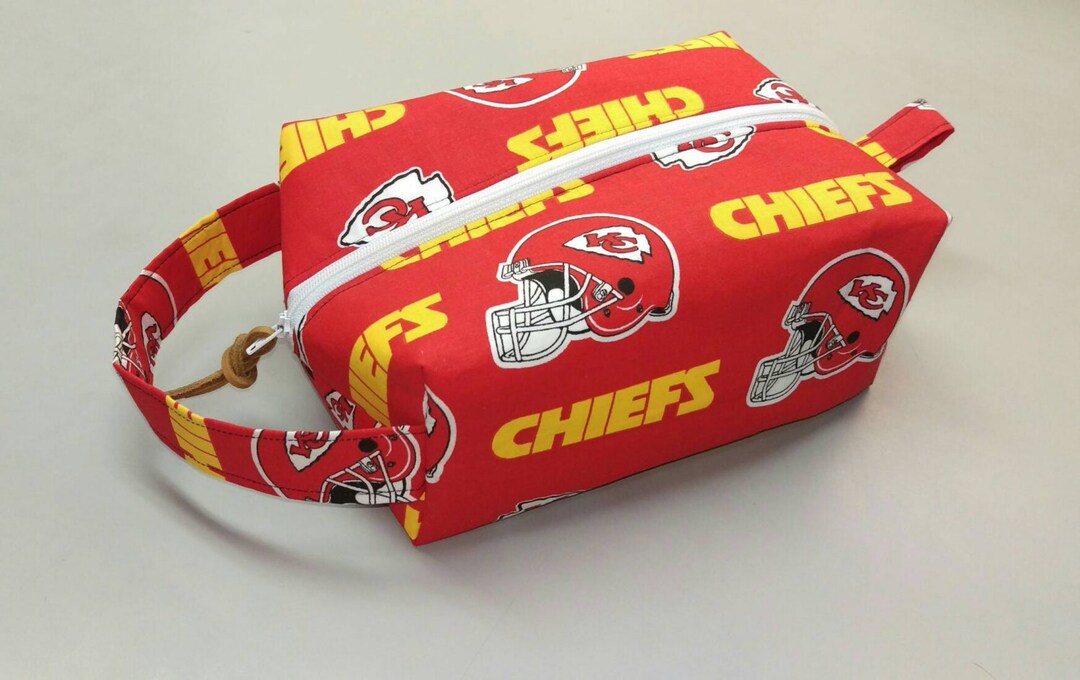 Kansas City Chiefs Football Handmade Shave Kit, Makeup Bag, Dop Kit - Etsy