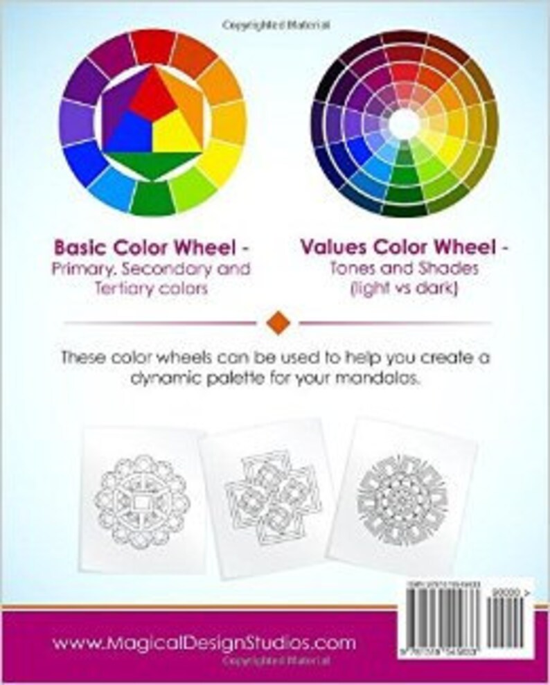 Square Roots Adult Coloring Book 48 Mandalas to Color & | Etsy