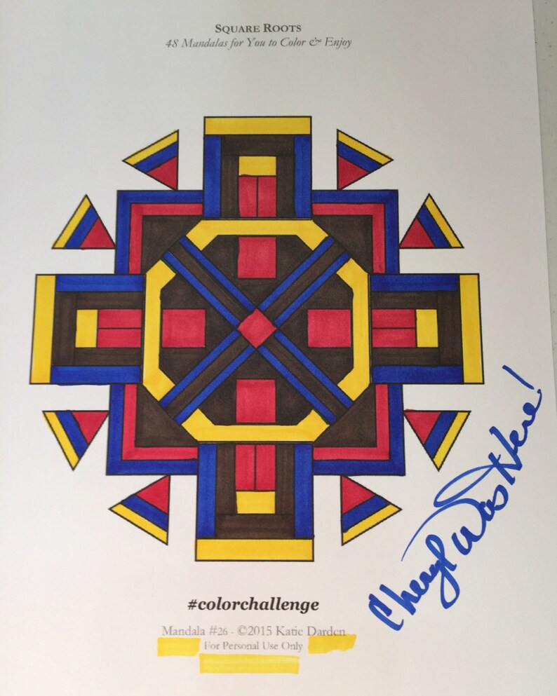 Square Roots Adult Coloring Book 48 Mandalas to Color & - Etsy UK