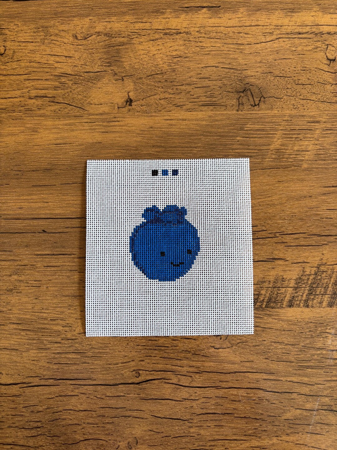 Blueberry Needlepoint Canvas - Etsy