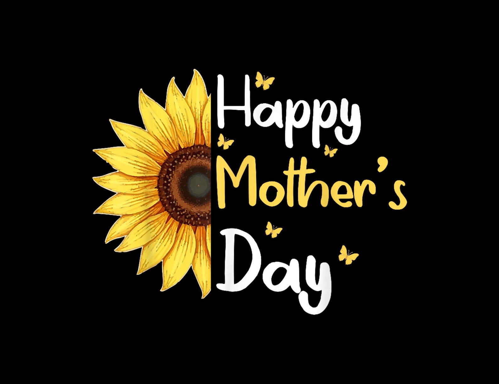 Happy Mother’s Day Sunflower PNG | Digital Download | Mother’s Day Card ...