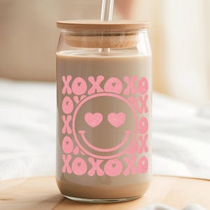 XOXO Valentine's Day Smiley Retro PNG, Valentine's Day Retro Design - Etsy