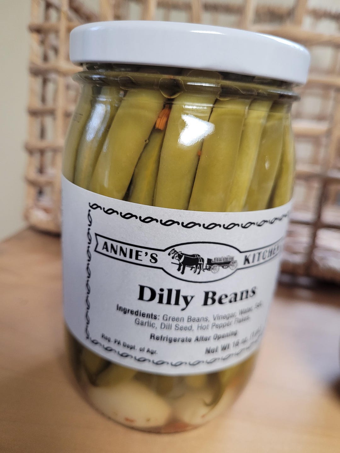 Pickled Dilly Beans- 1 or 2 Pints; Small Batch Canning, so Yummy ...