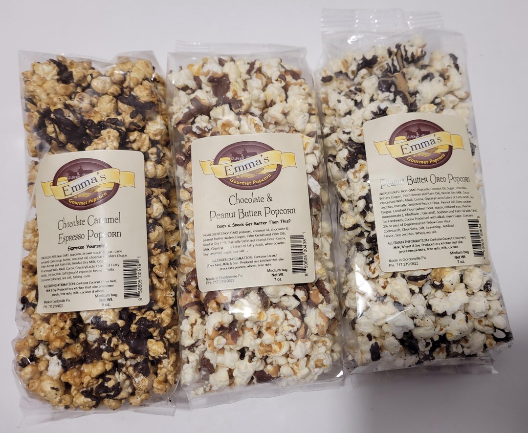 Chocolate Lovers' Popcorn Trio - Chocolate & Peanut Butter, Chocolate ...