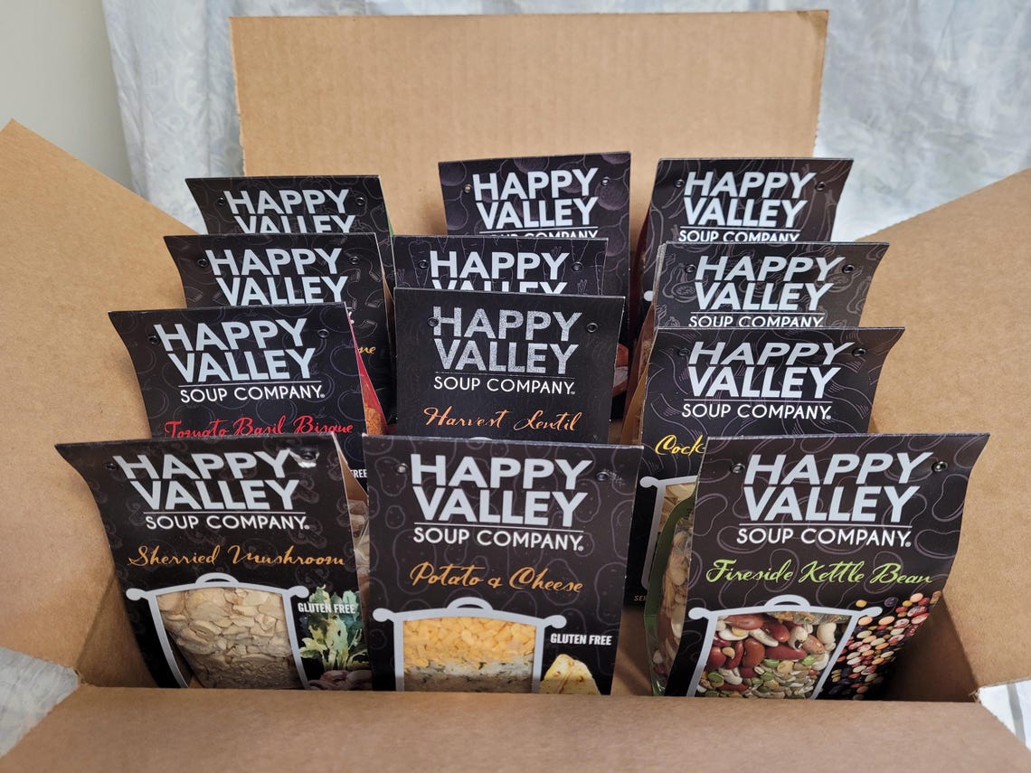 Soup Sampler Box; 12 Different Kinds of Delicious Soups! Hearty ...