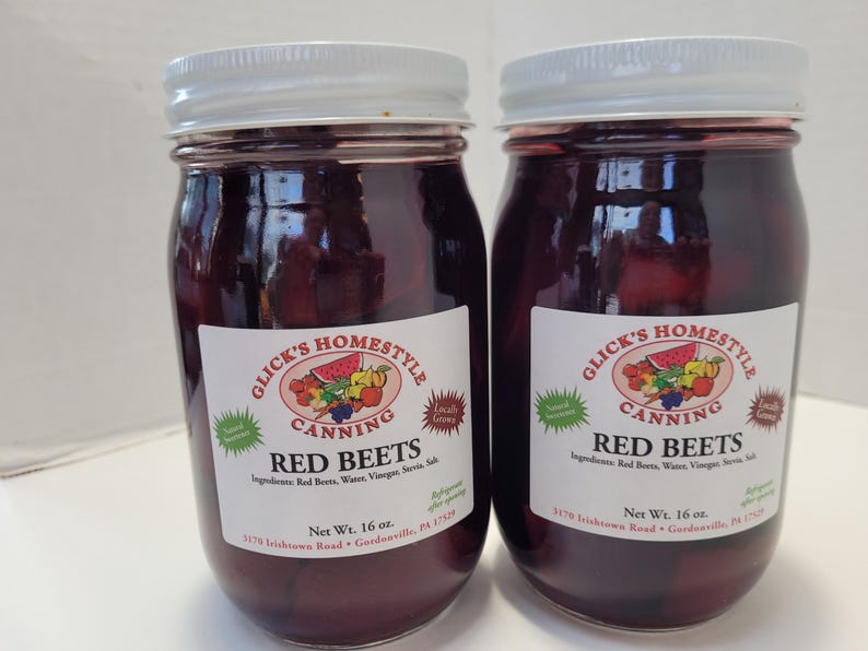 No Sugar Pickled Red Beets - Sweetened With Stevia - Etsy