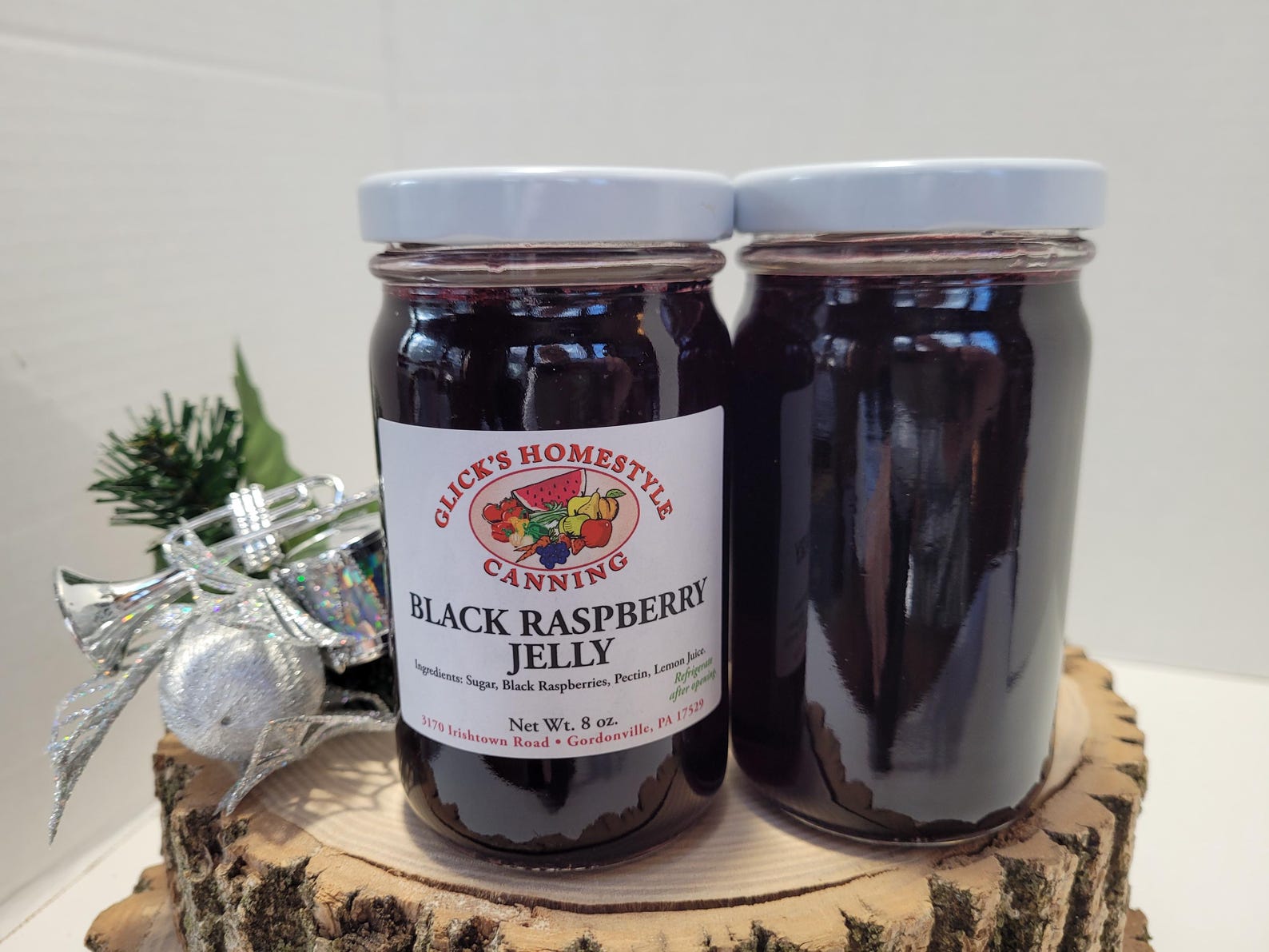 Seedless Black Raspberry Jelly - 8 Oz Jars; Delicious Homemade Taste ...