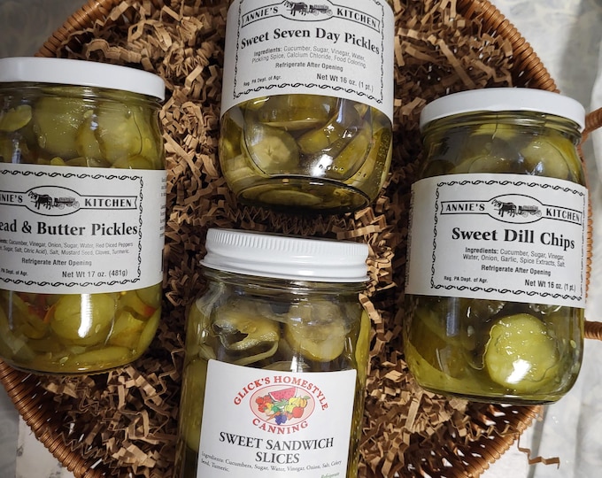 3 Gourmet Pickles | Pickle Lover Gift Set | Pickled Cucumbers | the ...