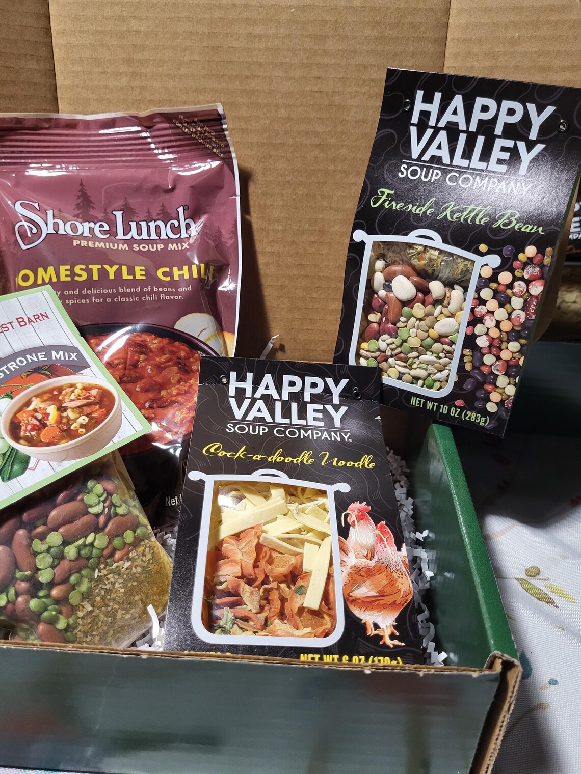 Hearty Soup Mix Gift Box - Chili, Bean, Minestrone, Noodle - Etsy
