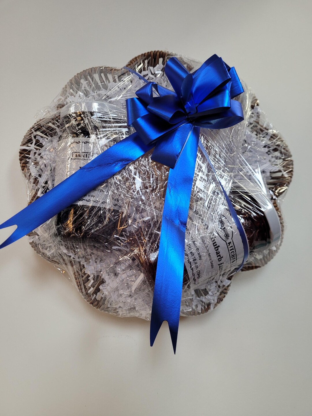 Jams, Jellies & Butters Gift Basket; Blackberry Jelly, Pear Butter and ...