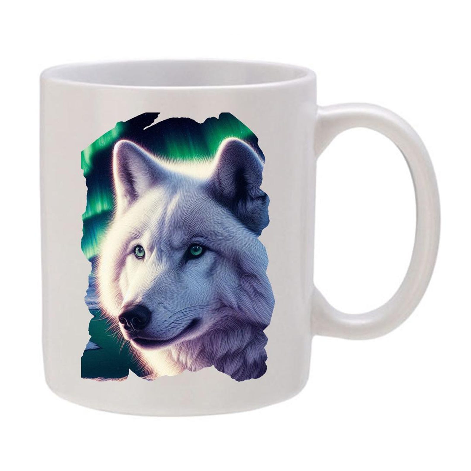 Mystical White Wolf Digital Files - Etsy