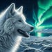 Mystical White Wolf Digital Files - Etsy