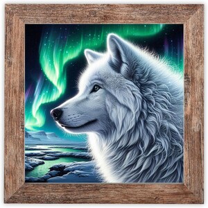 Mystical White Wolf Digital Files - Etsy