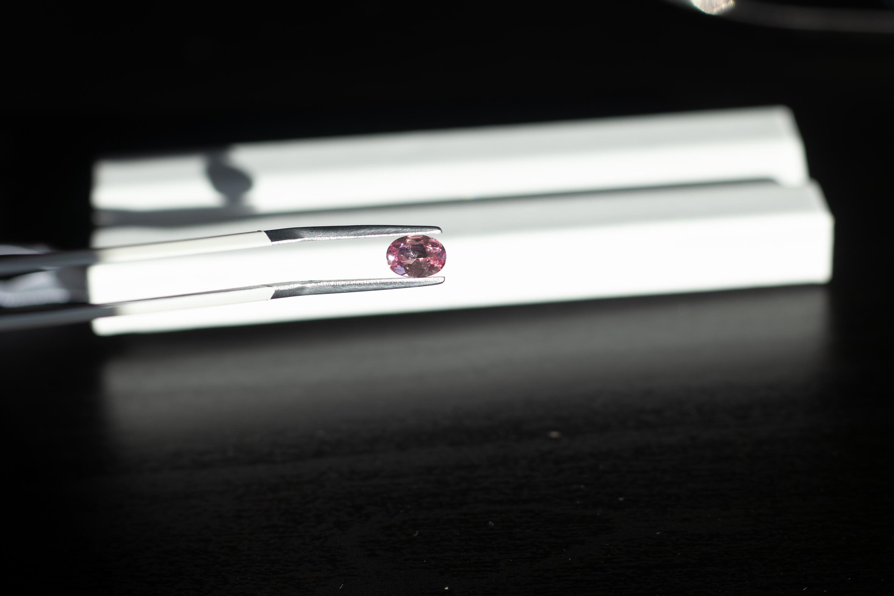 Lab Created Oval Padparadscha Sapphire – Peach Pink Sunset Gem - Etsy