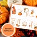 Thanksgiving Gift Tags, Thankful Treat Bag Tags, Pumpkins Gift Tag ...