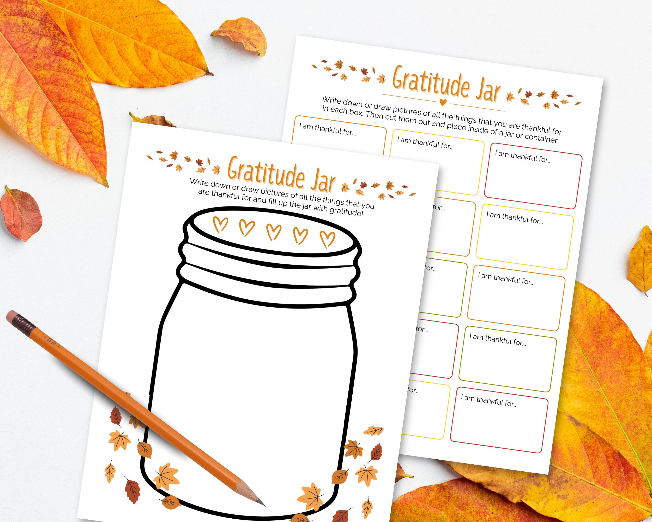 Thanksgiving Gratitude Activity Bundle for Kids, Thankful Tree ...